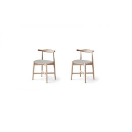 Esszimmerstuhl &raquo;Findahl by Hammel Dora&laquo; (Set) 2 Stk.Massivholz, gepolsterte Sitzfl&auml;che, versch. Farbvarianten beige Massivholz B/H/T: 55cm x 76cm x 