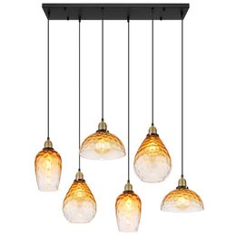 Globo LIGHTING H&auml;ngeleuchte &raquo;SALVY&laquo; E27 1 Stk. H&auml;ngelampe/Pendelleuchte/Esszimmer/Wohnzimmer/Esstisch schwarz 1 Stk.