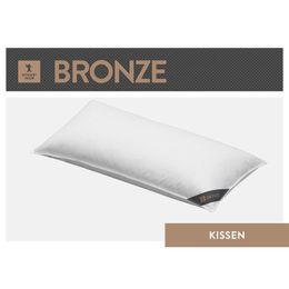 Spessarttraum Federkissen &raquo;Bronze&laquo; 1 Stk. tlg. hergestellt in Deutschland, allergikerfreundlich wei&szlig; Kopfkissen Bezug: 100% Baumwolle. Kopfkissen 