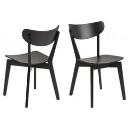 ACTONA GROUP Esszimmerstuhl &raquo;Roxby&laquo; () 2 Stk.Roxby Esszimmer- K&uuml;chenstuhl, 2er Set schwarz B/H/T: 45cm x 79,5cm x 55cm, 2 Stk.