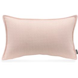 HOCK Dekokissen &raquo;Bobo&laquo; mit Jaquard-Struktur, Kissenh&uuml;lle mit F&uuml;llung, 1 St&uuml;ck rosa Baumwolle, Polyester B/L: 30cm x 50cm, 1 Stk.