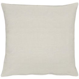 Apelt Dekokissen &raquo;Imperial&laquo; Kissenh&uuml;lle mit F&uuml;llung, 1 St&uuml;ck grau Seide B/L: 45cm x 45cm, 1 Stk.