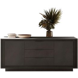 Home Affaire Sideboard &raquo;Sky, B/T 180/50 cm, Kommode/Stauraumschrank, 2 T&uuml;ren, 3 Schubk&auml;sten&laquo; Softclosing, Korpus & Front 22 mm stark, Rahmen-Optik, 