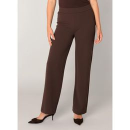 Base Level Damen Treggings &raquo;Yarah&laquo; mit elastischem Bund braun 36, L&auml;nge 30