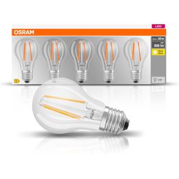 Osram LED-Leuchtmittel &raquo;LED-Lampe Classic&laquo; E27 5 Stk. Warmwei&szlig; transparent Einheitsgr&ouml;&szlig;e