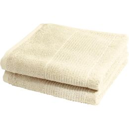 Fleuresse Badetuch &raquo;2828&laquo; Duschhandt&uuml;cher, Handt&uuml;cher, Walkfrottee, 100% Baumwolle beige Frottier, Obermaterial: 100% Baumwolle B/L: 90cmx200cm, 1 Stk