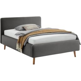 Meise M&ouml;bel meise.m&ouml;bel Polsterbett &raquo;Mattis&laquo; Topseller, wahlweise mit Bettkasten grau Bezug Bett: Struktur Gewebe (100% Polyester) Liegefl&auml;che L&auml;nge B: 200cm x 
