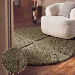 Ted Baker Hochflor-Teppich &raquo;Jasper, auch in rund&laquo; rund 25 mm H&ouml;he Hoch-Tief-Struktur, Weich, Shaggy, Modern, Wohnzimmer, Schlafzimmer gr&uuml;n Polyester &Oslash; 150cm 1 