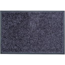 Astra Fu&szlig;matte &raquo;Proper Tex 618&laquo; rechteckig 9 mm H&ouml;he Schmutzfangmatte, auch als L&auml;ufer, waschbar, In -und Outdoor geeignet blau Kunstfaser B : 40cm 1 