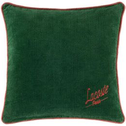 Lacoste Dekokissen &raquo;LVETVET&laquo; Gesticktes Logo auf der Vorderseite Baumwolle B/L: 45cm x 45cm, 1 Stk.