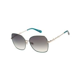 Superdry Damen Sonnenbrille &raquo;Modell 995062&laquo; Form Butterfly, Logoschriftzug auf B&uuml;gel, Metallfassung gold Einheitsgr&ouml;&szlig;e