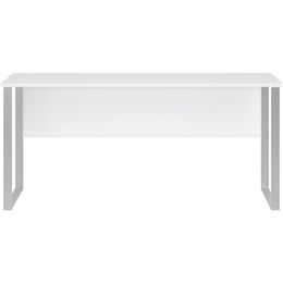 BEGA OFFICE Schreibtisch &raquo;Amanda&laquo; 1 Stk. tlg. Kabeldurchlass, Metallkufen, Breite 170 cm wei&szlig; B/H/T: 170cm x 77cm x 73cm