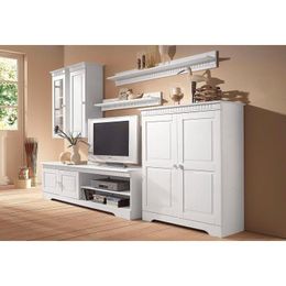 OTTO home Wohnwand Set, 4 Stk. tlg. wei&szlig; Einheitsgr&ouml;&szlig;e
