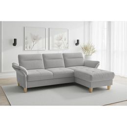 Sit & More sit&more Ecksofa &raquo;Pamela, L-Form, B:230 cm&laquo; mit Federkern und Liegefl&auml;che aus Originalstoff 100% Polyester B/H/T: 230cm x 90cm x 164cm, Chenille, 