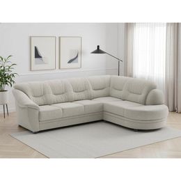 Sit & More sit&more Ecksofa &raquo;Savona&laquo; mit Federkern, optional mit Schlaffunktion B/H/T: 267cm x 90cm x 206cm, Flachgewebe, Ottomane rechts,mit Bettfunktion