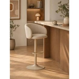 ACTONA GROUP Barhocker &raquo;Eleanor gepolstert - drehbar & h&ouml;henverstellbar, moderne&laquo; 1 Stk. tlg. Bequemer Barstuhl mit Fu&szlig;st&uuml;tze und Drehfunktion im 