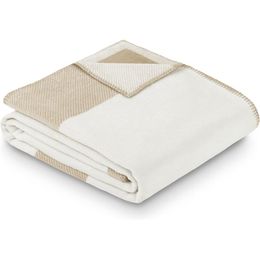 Ibena Wohndecke &raquo;Jubil&auml;umsdecke 200 Jahre Ibena&laquo; limitierte Kollektion beige Baumwolle, Polyacryl, Polyester B/L: 150cm x 200cm