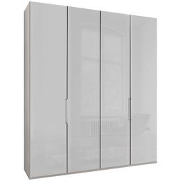 Wiemann Kleiderschrank &raquo;Monaco, Made in Germany, edle Glasfront, in verschiedenen Farben,&laquo; hochwertige Beschl&auml;gen inkl. D&auml;mpfung wei&szlig; Floatglas, 