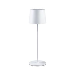 Paulmann LED Au&szlig;en-Tischleuchte &raquo;Akkuleuchte Gilo IP44 dimmbar&laquo; 1 Stk. Warmwei&szlig; wei&szlig; 1, &Oslash; 11cm H: 35cm, 1 Stk.