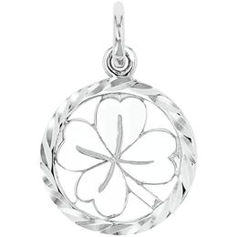Amor Damen Kettenanh&auml;nger &raquo;Kleeblatt&laquo; silber Silber 925 (Sterlingsilber), 0,6 g