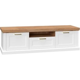 OTTO home TV-Board &raquo;Tara&laquo; (H/B/T): 52/151/54cm, lackiert mit wasserbasiertem UV-Lack, mit Soft-Close-Funktion wei&szlig; Holzwerkstoff, MDF B/H/T: 177cm x 
