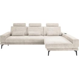 set one by Musterring Ecksofa &raquo;SO 3600, inkl motor. Sitztiefenverstellung, Kopfst&uuml;tzen, Nierenkissen&laquo; Sitzh&ouml;he 42 cm, Kaltschaum, Breite 293 x Tiefe 