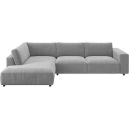 Musterring Ecksofa &raquo;MR LUCIA, Luxuri&ouml;se Wohlf&uuml;hlgarnitur von &laquo; Erstklassige Kammerkissen, komfortable Umbauecke & zeitloser Look grau 88% Polyester, 12% 