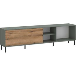 Home Affaire Lowboard &raquo;Pozzi&laquo; Breite ca.180 cm gr&uuml;n Holzwerkstoff, MDF, PVC B/H/T: 180cm x 50,8cm x 40cm, 1 Stk.