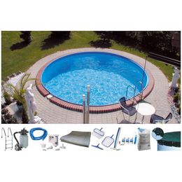 my POOL BWT Rundpool &raquo;PREMIUM&laquo; Tiefe 1,35 m, in versch, Gr&ouml;&szlig;en erh&auml;ltlich wei&szlig; &Oslash;/B/H/L: 500cm x Breite x H&ouml;he 135cm x L&auml;nge, 25.000 l