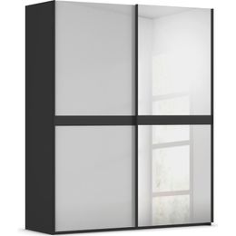 Rauch Schwebet&uuml;renschrank &raquo;Kleiderschrank Schrank Garderobe Schlafzimmerschrank SCALE-LINE&laquo; edle Optik mit Bauchbinde mit Glas/Spiegel-Front MADE IN 
