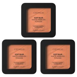 Catrice Damen Puder &raquo;SOFT BLUR MATTE AIRBRUSH POWDER&laquo; mattierendes Puder mit 12h-Glanz-Kontrolle und 12h-Halt orange 30 g