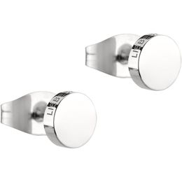 Liebeskind Berlin Damen Paar Ohrstecker &raquo;Schmuck Geschenk Edelstahl Ohrringe Kreis&laquo; silber 5mm, Edelstahl