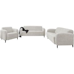 Home Affaire Polstergarnitur &raquo;Marone bequem, zeitlos & elegant&laquo; Set, 3-Sitzer, 2-Sitzer, Sessel, 3 Stk. tlg. auch einzeln erh&auml;ltlich wei&szlig; 100% 