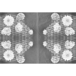 ARCHITECTS PAPER Fototapete &raquo;Artwork Flowers&laquo; Vlies, Wand, Schr&auml;ge bunt Vlies B/L: 4m x 2,7m