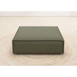 Home Affaire Polsterhocker &raquo;Watertown, XXL Hockerbank passend zum Sofa - ideal als Beistellmodul&laquo; erweiterbare Hockerbank mit weicher Polsterung gr&uuml;n 
