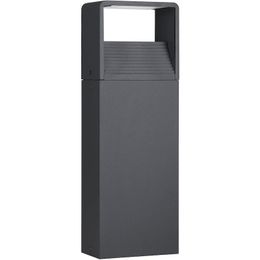 Eglo Sockelleuchte &raquo;Doninni 1 Au&szlig;en-Stehlampe, Au&szlig;enleuchte aus Kunststoff, IP44, Lampe&laquo; LED-Modul 1 Stk. Warmwei&szlig; Stehleuchte - L13,5 x B7,5 x H40 cm