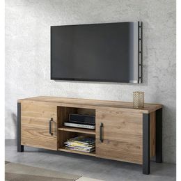 Home Affaire Lowboard &raquo;Olin WM&laquo; schwarz B/H/T: 147cm x 57cm x 43cm, 2 Stk.