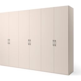 set one by Musterring Dreht&uuml;renschrank &raquo;Henderson&laquo; in 2 Breiten, inkl. Fachb&ouml;den und Kleiderstangen beige Holzwerkstoff B/H/T: 301cm x 223cm x 60cm, 