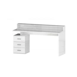 Home Affaire Schreibtisch &raquo;NEW SELINA&laquo; hochwertiges ital. Design wei&szlig; B/H/T: 160cm x 90cm x 60cm,mit Monitoraufsatz
