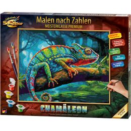 Schipper Malen nach Zahlen &raquo;Meisterklasse Premium - Cham&auml;leon&laquo; Made in Germany bunt Einheitsgr&ouml;&szlig;e