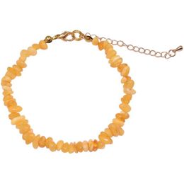 Firetti Damen Armband &raquo;Schmuck Geschenk Armschmuck Armkette&laquo; Made in Germany - mit Bernstein gold 24cm, Messing