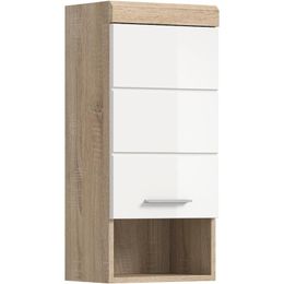 Welltime H&auml;ngeschrank &raquo;SIENA, Breite 37cm, 1 T&uuml;r, 1 offenes F&auml;cher, 1 Einlegeboden, MDF-Front&laquo; TOPSELLER!, 1 Stk. tlg. in verschiedenen Farben 