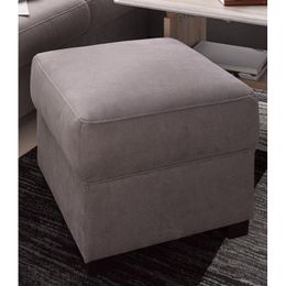 Sit & More sit&more Polsterhocker &raquo;Pandora&laquo; grau Luxus-Microfaser ALTARA NUBUCK (100% Polyester);Luxus-Microfaser (100% Polyester);Luxus-Microfaser (100% 