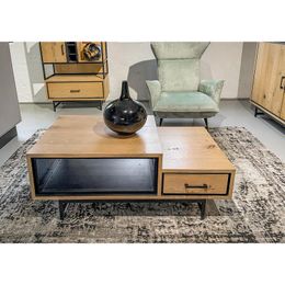 GUTMANN FACTORY Couchtisch beige B/H/T: 118cm x 45cm x 63cm