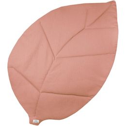 Julius Z&ouml;llner Krabbeldecke &raquo;Blatt Waffelpiqu&eacute;&laquo; Made in Germany rosa Baumwolle B/L: 110cm x 170cm