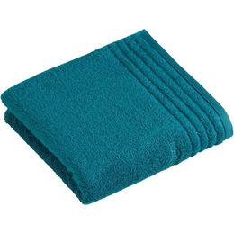 Vossen Handtuch &raquo;Vienna Style Supersoft&laquo; Supersoft Baumwolle blau Webfrottier, Baumwolle B/L: 50cmx100cm, 2 Stk., Webfrottier