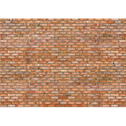 papermoon Fototapete &raquo;Brickwall&laquo; glatt bunt Vlies B/L: 3m x 2,23m, Bahnen: 6 Stk.