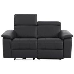 Home Affaire 2-Sitzer &raquo;Binado&laquo; mit manueller oder elektrischer Relaxfunktion mit USB-Anschluss schwarz Webstoff (95% Polyester/5% Nylon) B/H/T: 158cm 