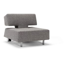 INNOVATION LIVING Sessel &raquo;Long Horn Designsessel, Solit&auml;rsessel, edel und bequem&laquo; mit verstellbarer R&uuml;ckenlehne, hoher Sitzkomfort, OTTOs Choice grau 