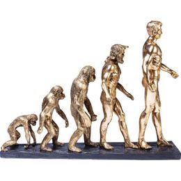 KARE Dekofigur &raquo;Deko Figur Evolution&laquo; gold Polyresin B/H/T: 58cm x 42,5cm x 18,5cm